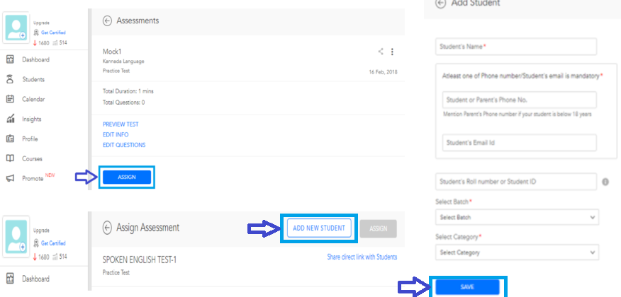 How to add a student? – UrbanPro